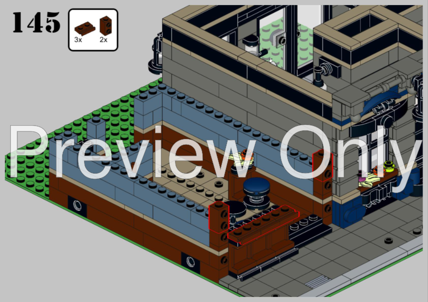 LEGO MOC-230084 2025 Mansion & Pub Recolor - Modular Building by ...