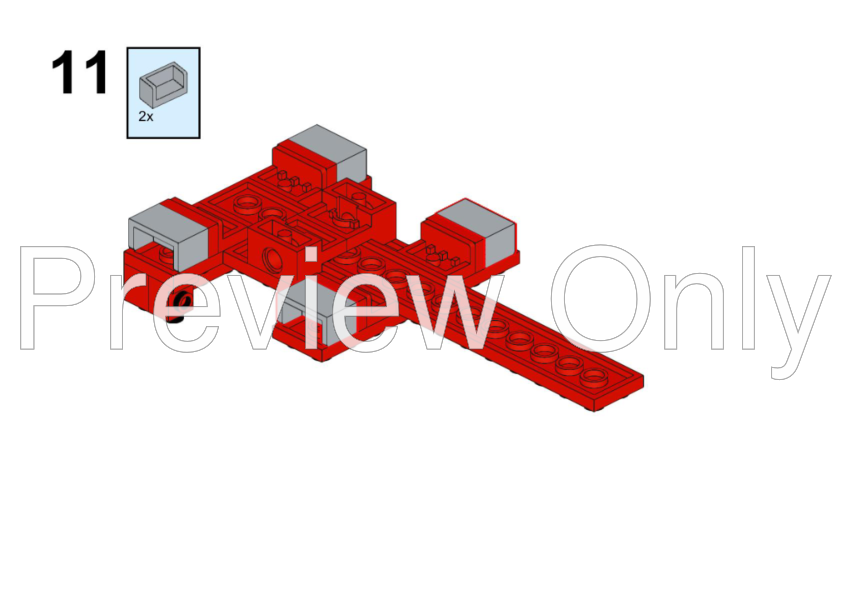 LEGO MOC Seagrave Tiller Truck by leeggoo_Creator | Rebrickable - Build ...