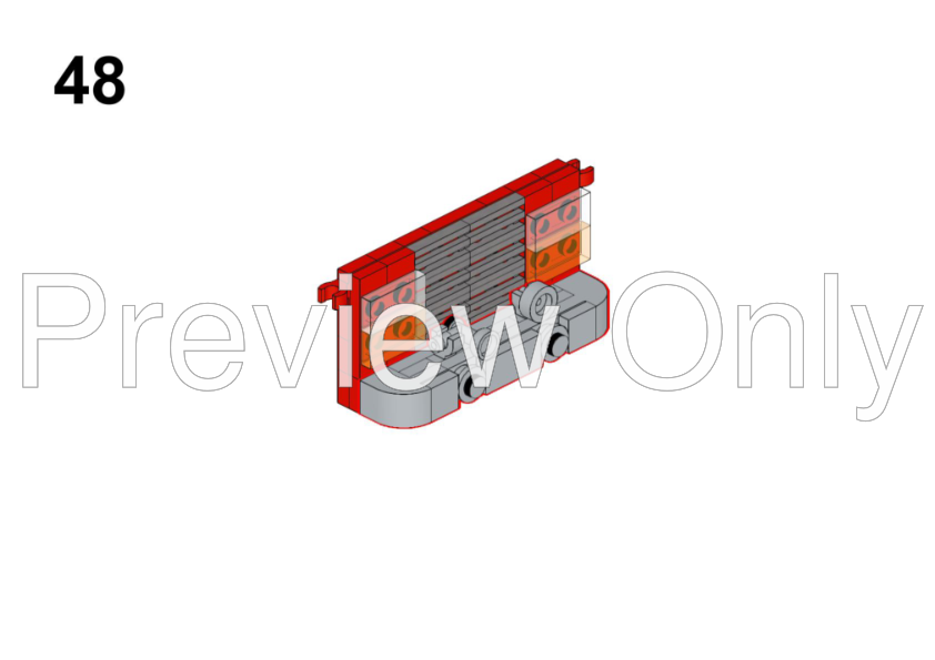 LEGO MOC Seagrave Tiller Truck by leeggoo_Creator | Rebrickable - Build ...