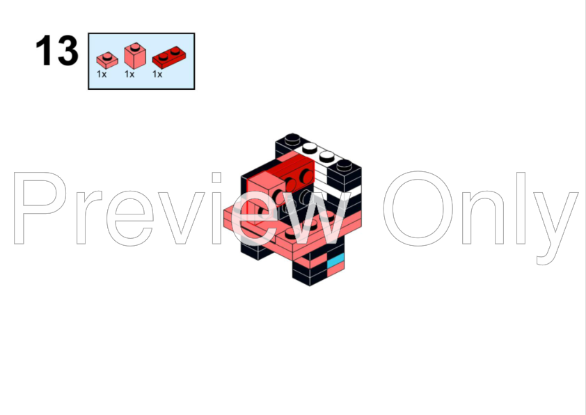 LEGO MOC-230279 Zentreya cyborg Brickheadz by Bricksy32 | Rebrickable ...
