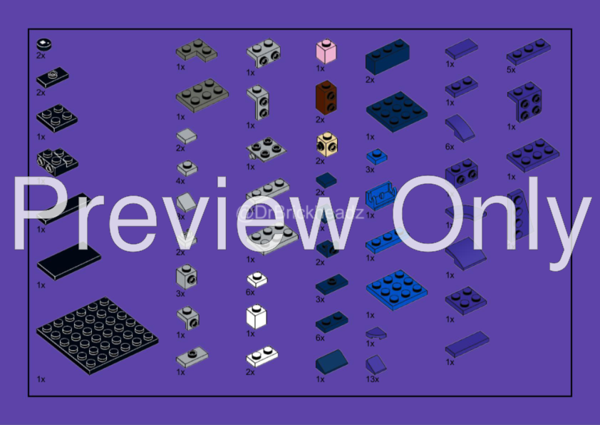 LEGO MOC Ennui (Inside Out 2) Brickheadz by DrBrickheadz | Rebrickable ...