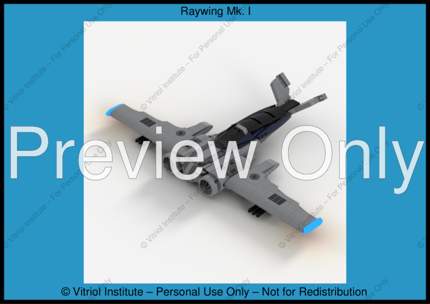 LEGO MOC Raywing Mk. I – Custom LEGO® MOC by Vitriol_Institute ...
