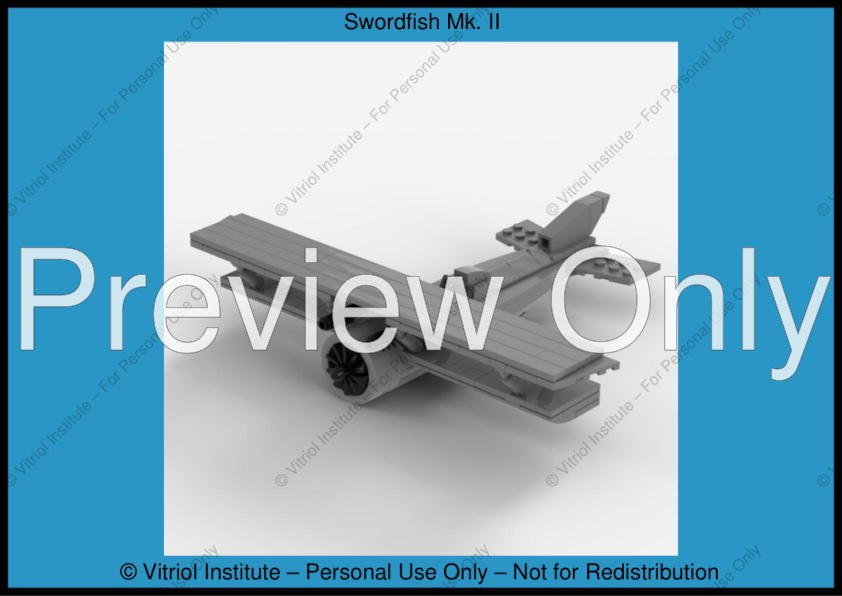 LEGO MOC-230432 Swordfish Mk. II Biplane – Custom LEGO® MOC by Vitriol ...