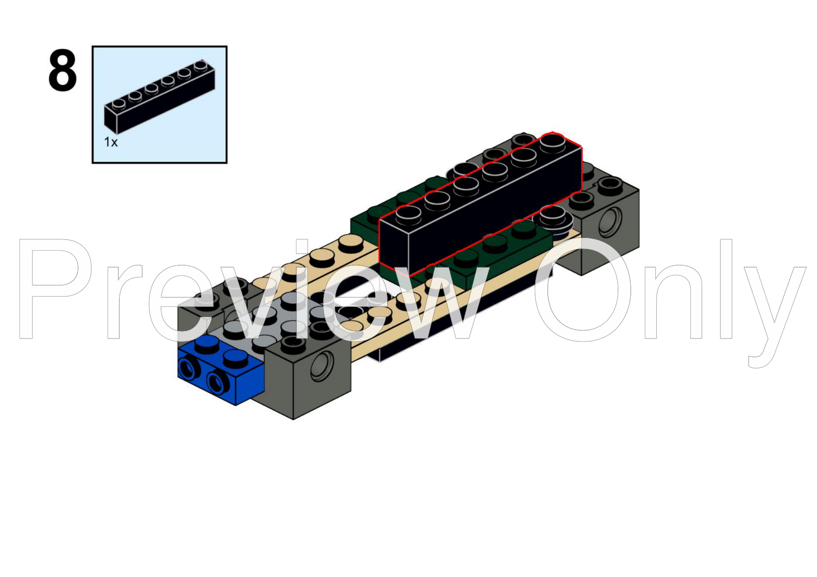 LEGO MOC 75884 MidEngine Supercar by Keep On Bricking | Rebrickable ...