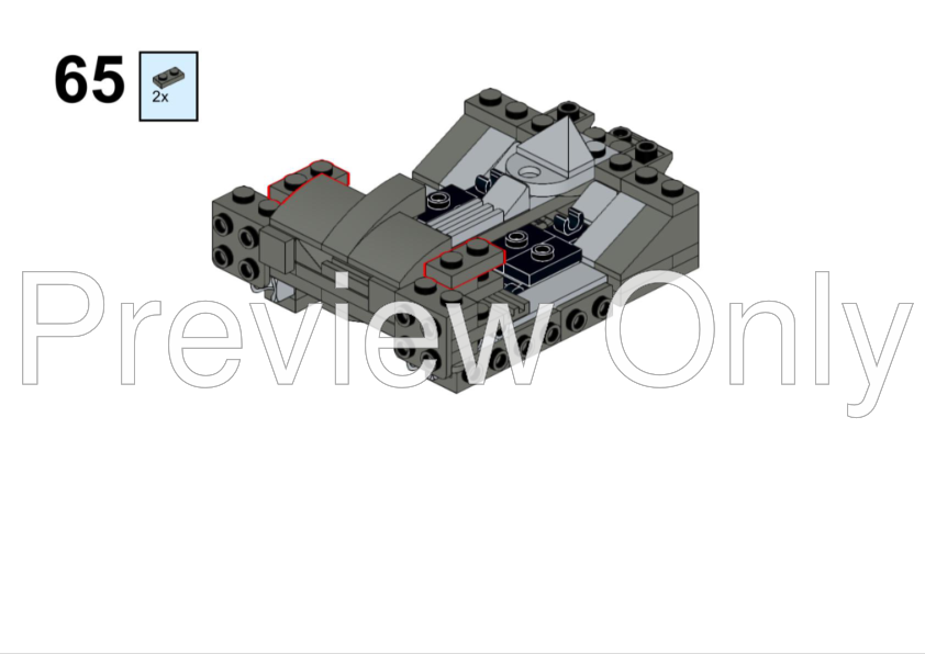 LEGO MOC-230922 Blade Runner 2049; K´s Police Spinner by CricketBen ...