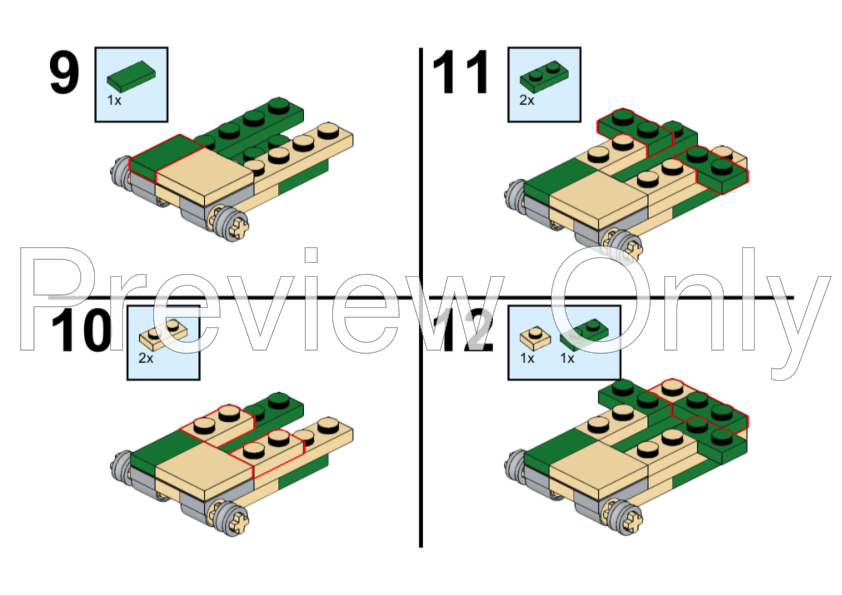 LEGO MOC-230939 TKS Tankette by FistfulofStuds | Rebrickable - Build ...