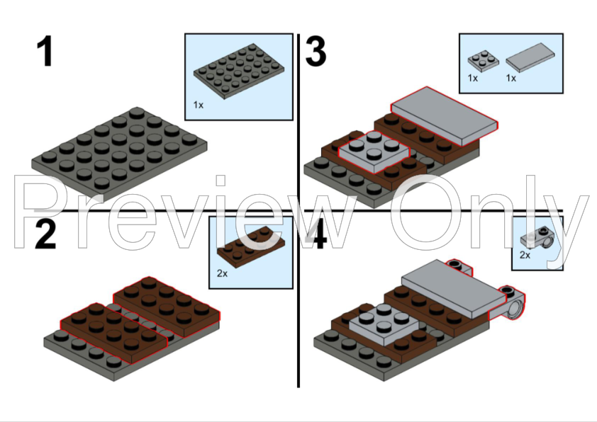 LEGO MOC M50 Ontos by FistfulofStuds | Rebrickable - Build with LEGO
