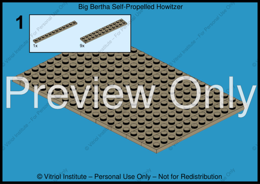 LEGO MOC-231015 Big Bertha Self Propelled Howitzer – Custom LEGO® MOC ...