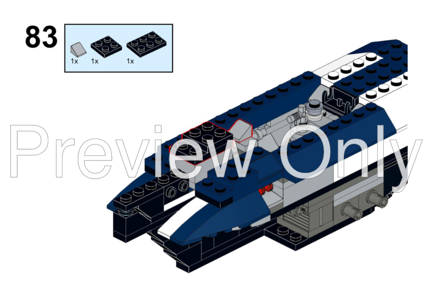 LEGO MOC-231104 Azure Angel (Anakin's custom Delta 7 Aethersprite) by M ...