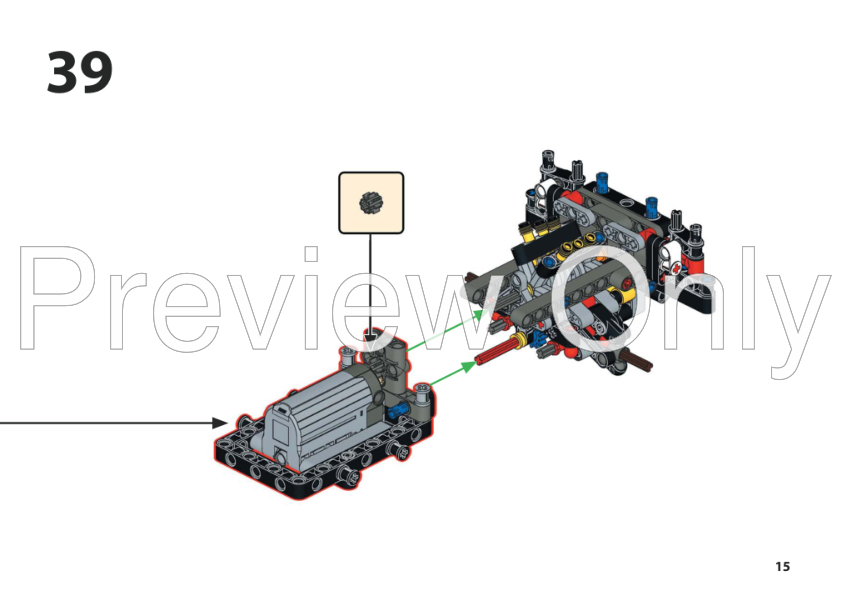 LEGO MOC-231106 42213 Ford Bronco SUV RC MOD for Power Function Motors ...