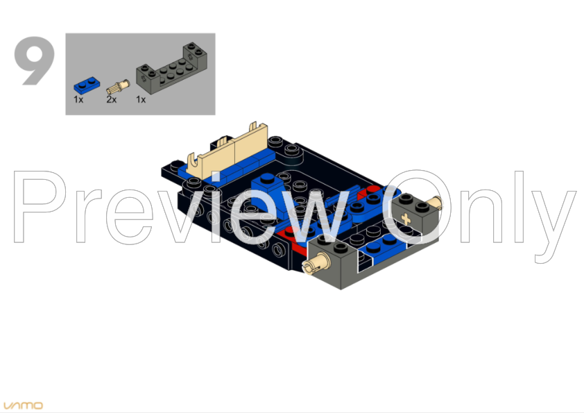 LEGO MOC-231128 Pagani Zonda Convertible 77240 Inspired by Vamo Customs ...
