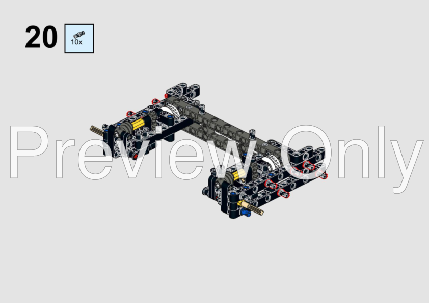LEGO MOC 42215 PF RC Conversion by nguyengiangoc | Rebrickable - Build ...