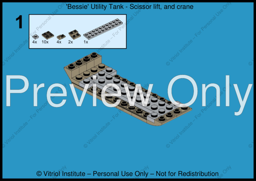 LEGO MOC Bessie M-22 Utility Tank – Custom LEGO® MOC by Vitriol ...