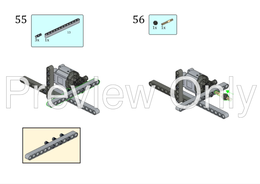 LEGO MOC-231410 Mobile Articulated Boom Lift (42009 Alternate) by ...