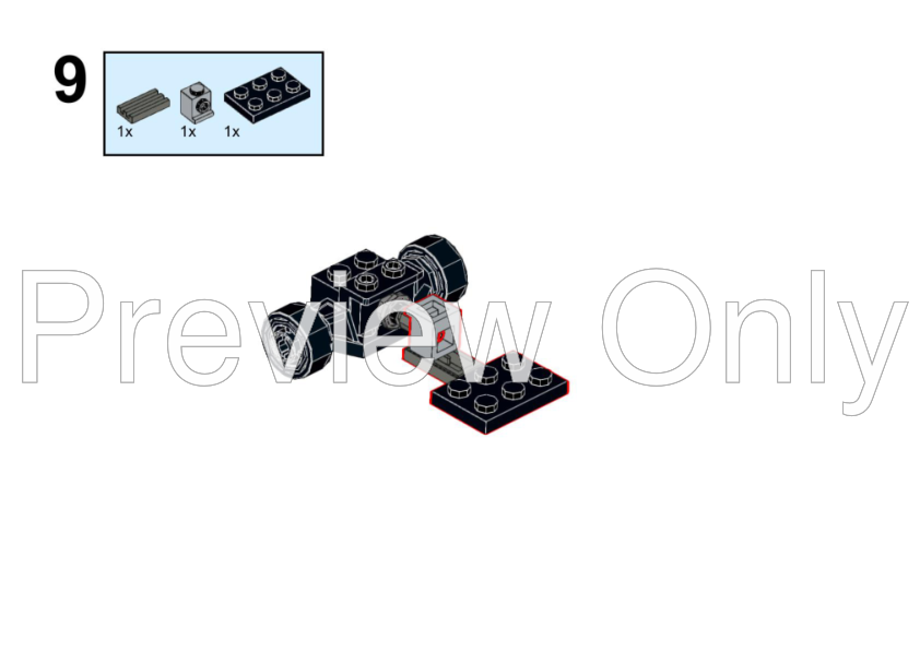 LEGO MOC Mini Dodge Challenger SRT Hellcat by vl4d_r | Rebrickable ...