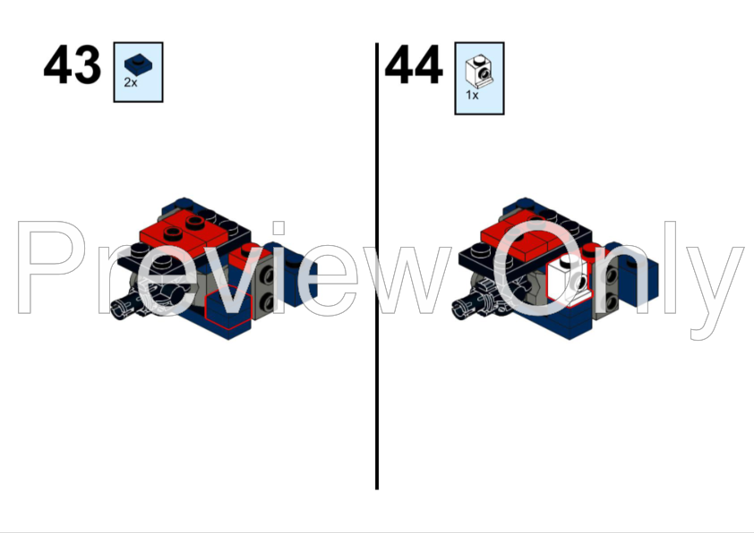 LEGO MOC Captain America Jetpack(s) and poseable wings + figure ...