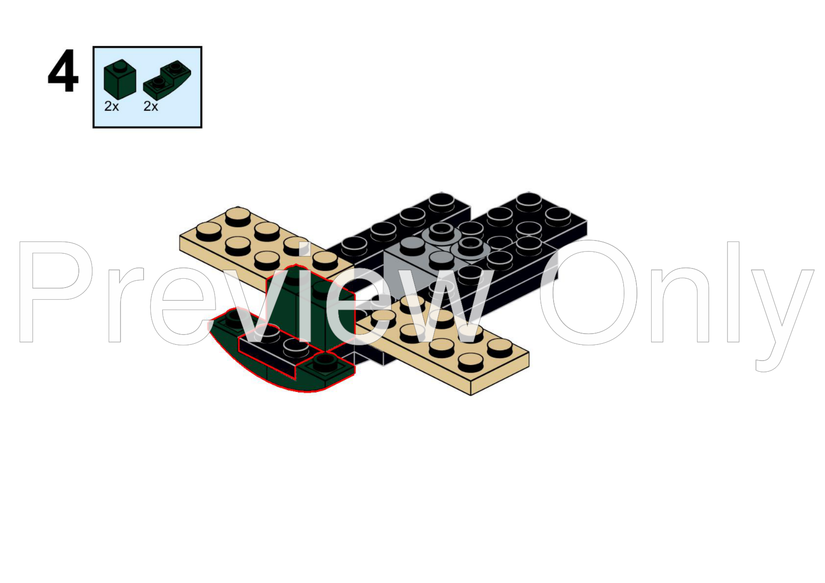 LEGO MOC 75884 Airplane by Keep On Bricking | Rebrickable - Build with LEGO