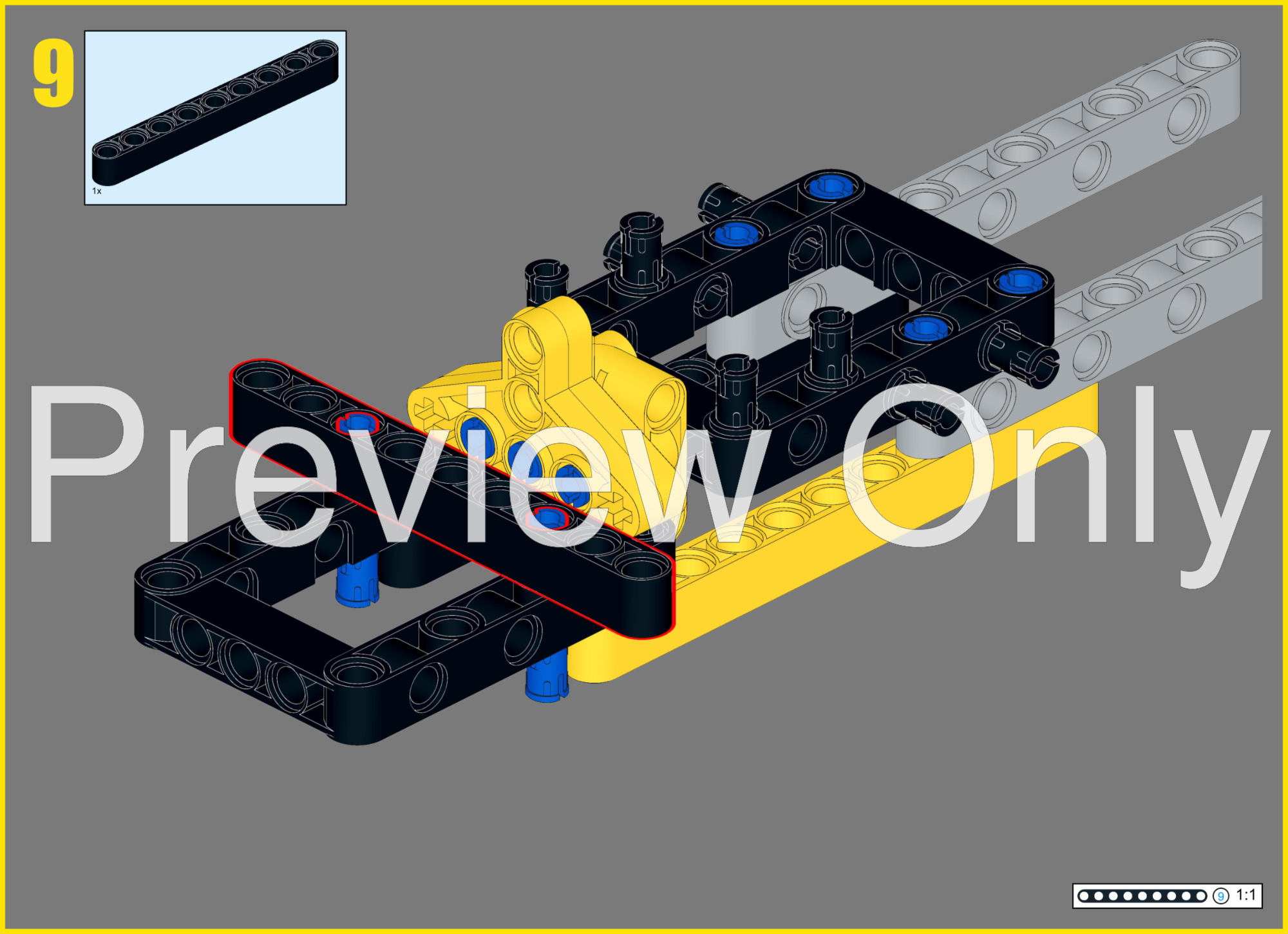 LEGO MOC 42209 B-MODEL JCB FASTRAC by BricKimi | Rebrickable - Build ...