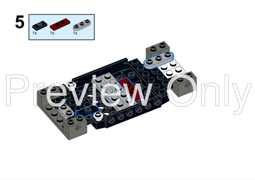 LEGO MOC 77239 Maserati MC12 Corsa by KMPMOCS | Rebrickable - Build ...