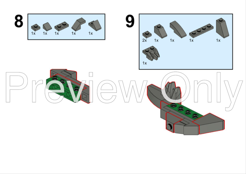 LEGO MOC Base for the D&D dragon by emmet09 | Rebrickable - Build with LEGO