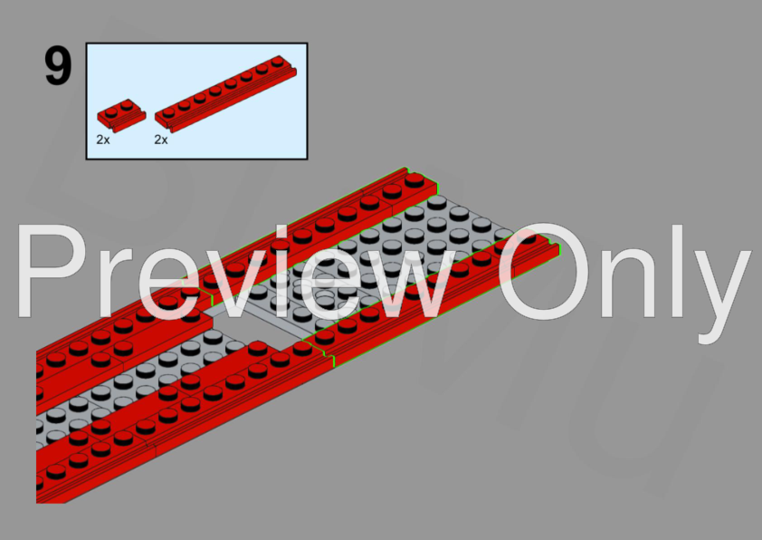 LEGO MOC-232147 Santa Fe EMD F7 by BuMu | Rebrickable - Build with LEGO