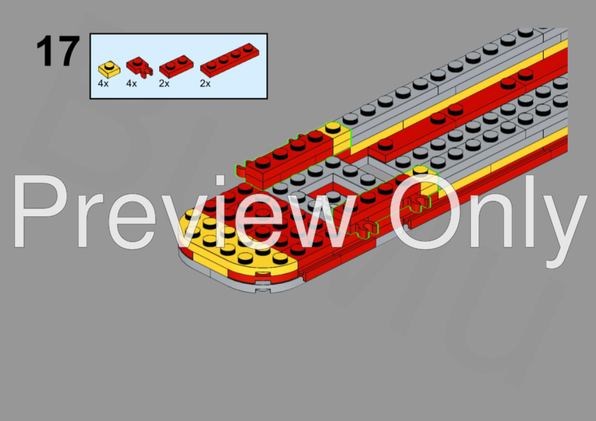 LEGO MOC Santa Fe EMD F7 by BuMu | Rebrickable - Build with LEGO