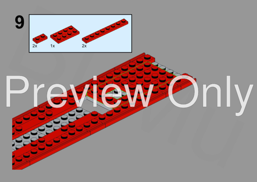 LEGO MOC Santa Fe EMD F7 by BuMu | Rebrickable - Build with LEGO