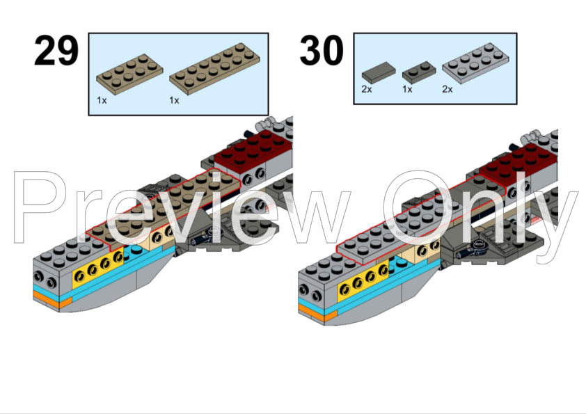 LEGO MOC-232647 2bricks 1:360 Scale Charger C70 Retrofit by ...