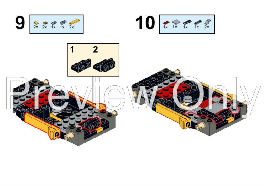 LEGO MOC 77239 C8 Corvette by Turbo8702 | Rebrickable - Build with LEGO