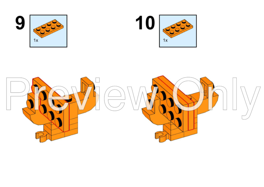 LEGO MOC Serie garfield by Legofrench | Rebrickable - Build with LEGO