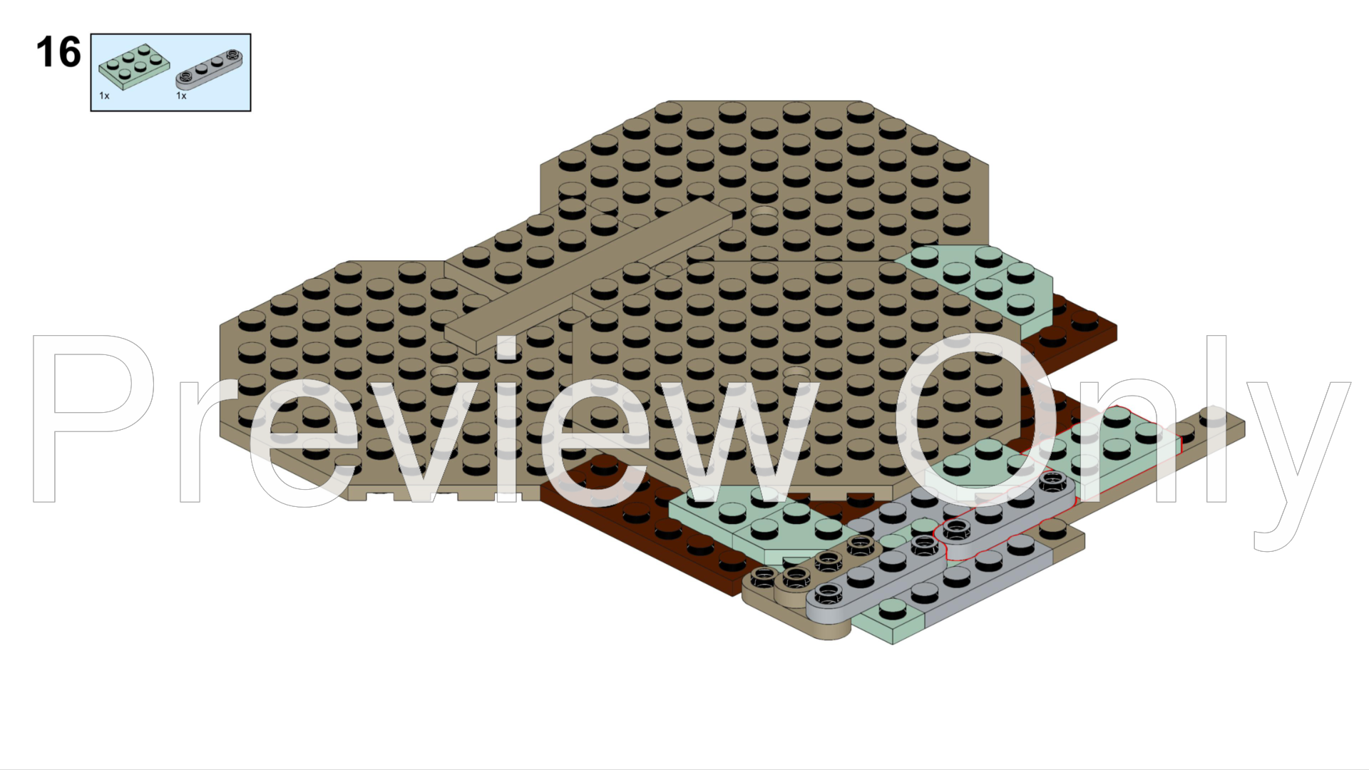 LEGO MOC Cemetery with Mausoleum - Model D for Creator 31167 set by ...