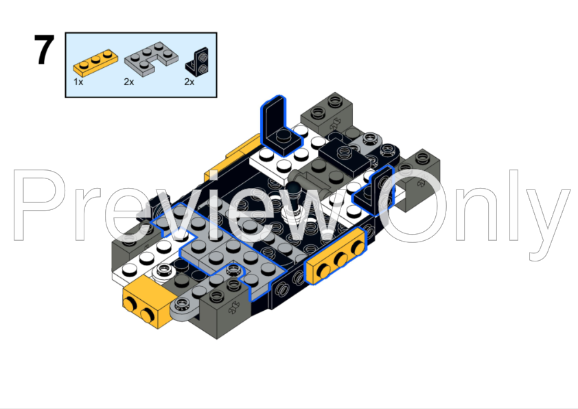 LEGO MOC 77239 BMW M3 E36 by KMPMOCS | Rebrickable - Build with LEGO