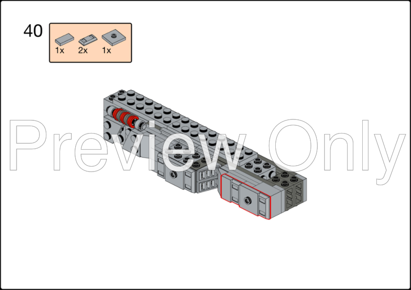 LEGO MOC Rocinante Mini by brickgloria | Rebrickable - Build with LEGO