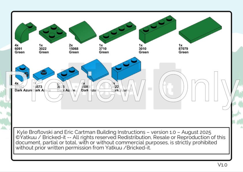 LEGO MOC South Park - Kyle and Cartman by Yatkuu | Rebrickable - Build ...
