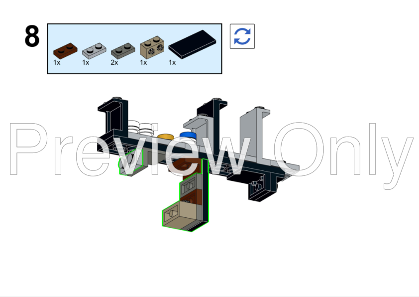 LEGO MOC Micro UCS Death Star by evilkirk | Rebrickable - Build with LEGO
