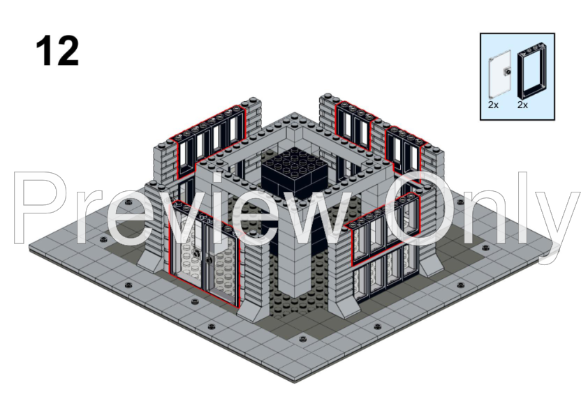 LEGO MOC-234592 Oscorp Tower by klosspalatset | Rebrickable - Build ...