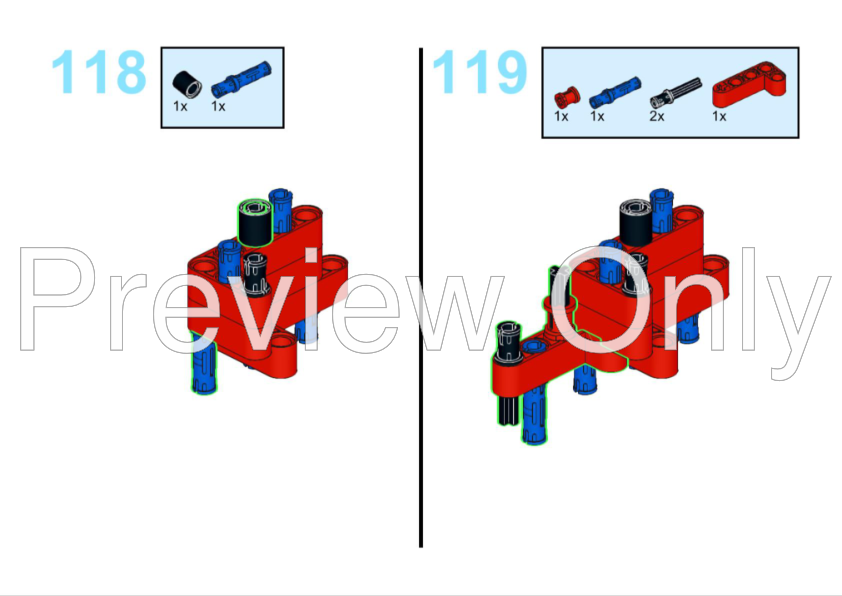 LEGO MOC 42082 Biplane Stampe-Vertongen SV-4 - LEGO Technic Rough ...