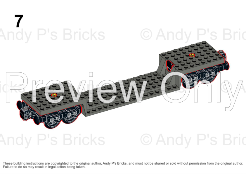 LEGO MOC-235198 60337 Alt Build - Cab Coach Conversion For 2nd ...