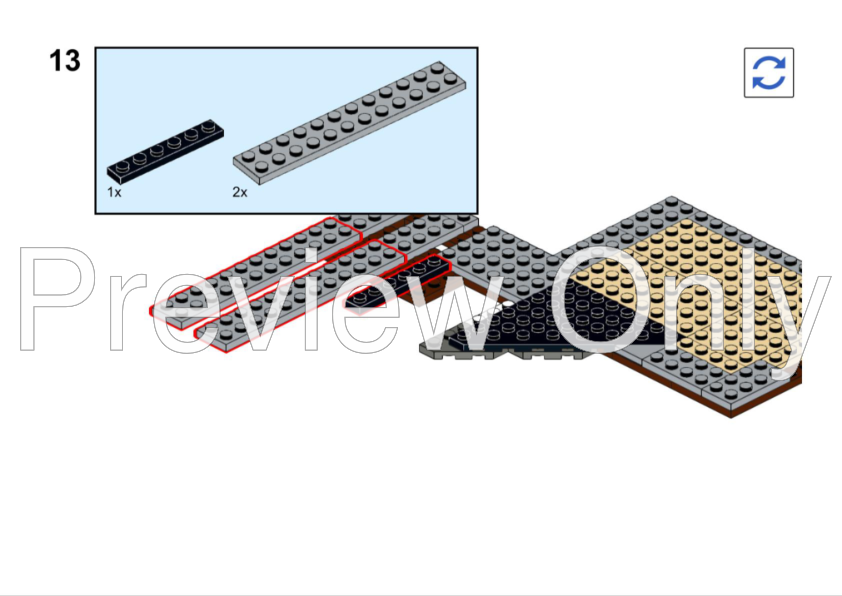 LEGO MOC-235234 Arkham Asylum Lower Floor - Compatible with Set 76300 ...