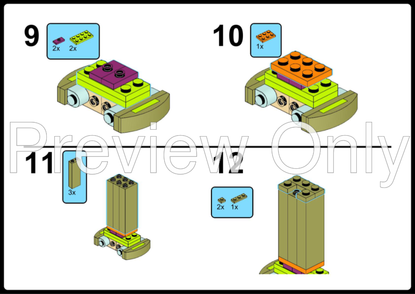 LEGO MOC (OSRS) Wise Old Man NPC by IzzyDesigns | Rebrickable - Build ...