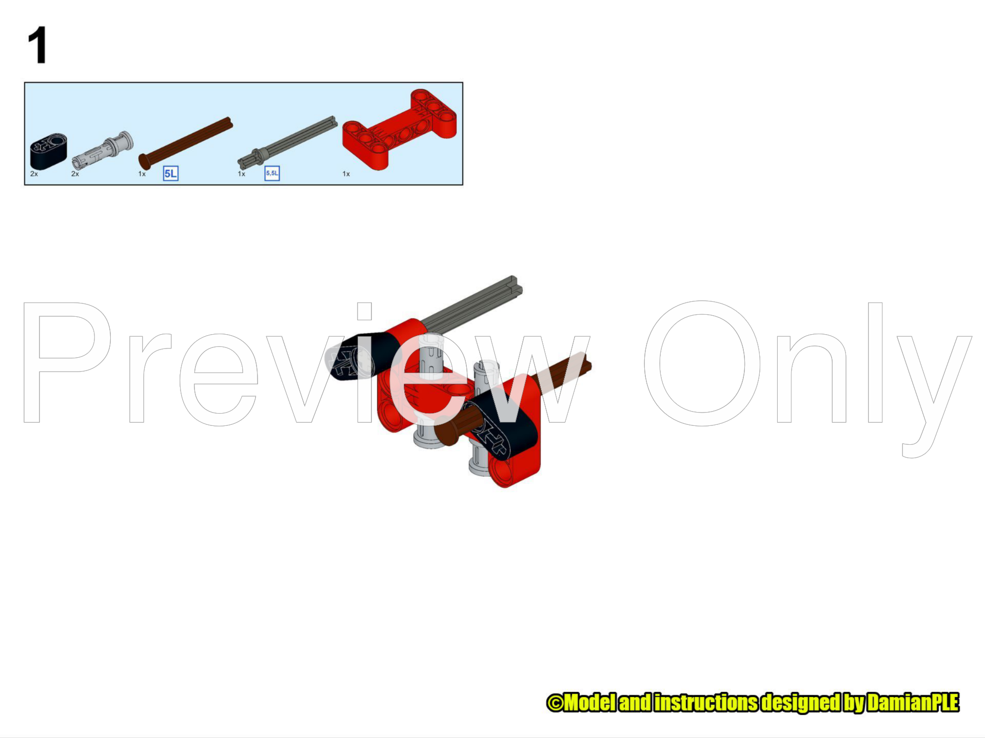 LEGO MOC 42213- UTV by DamianPLE Technic Garage | Rebrickable - Build ...