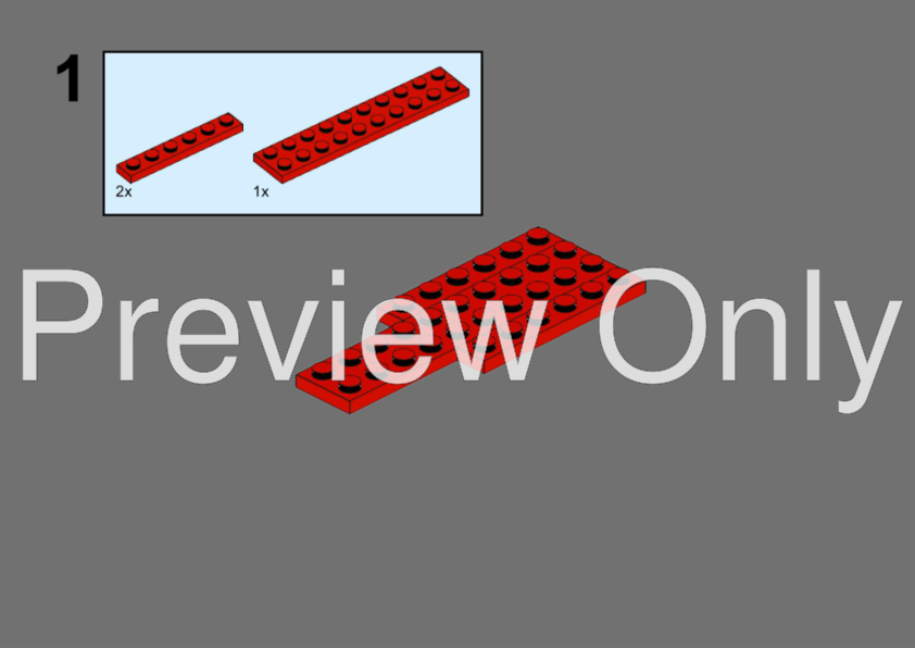 LEGO MOC Red Squadron U Wing Playset by Limited_Bricks | Rebrickable ...