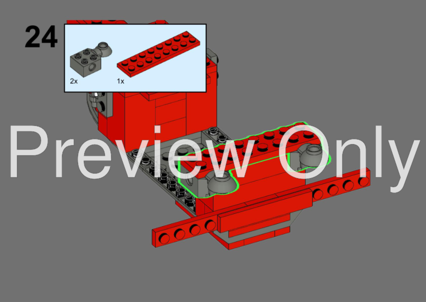 LEGO MOC Red Squadron U Wing Playset by Limited_Bricks | Rebrickable ...