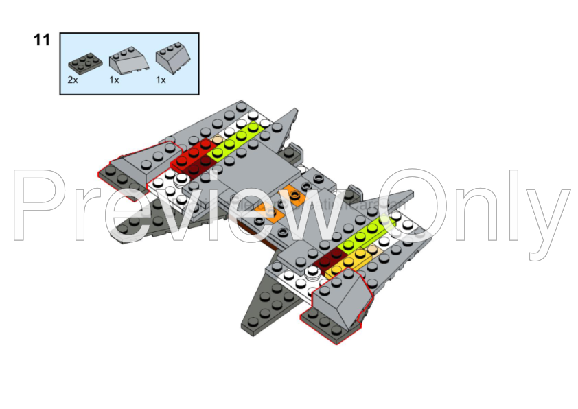 LEGO MOC-235513 Battlestar Galactica Cylon Raider 2004 by ...