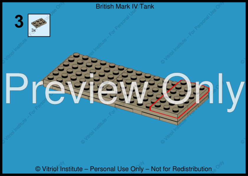 LEGO MOC British Mark IV Tank – Custom LEGO® MOC by Vitriol_Institute ...