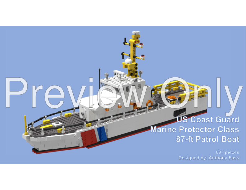 LEGO MOC Coast Guard 87-ft Marine Protector Class Cutter by ...
