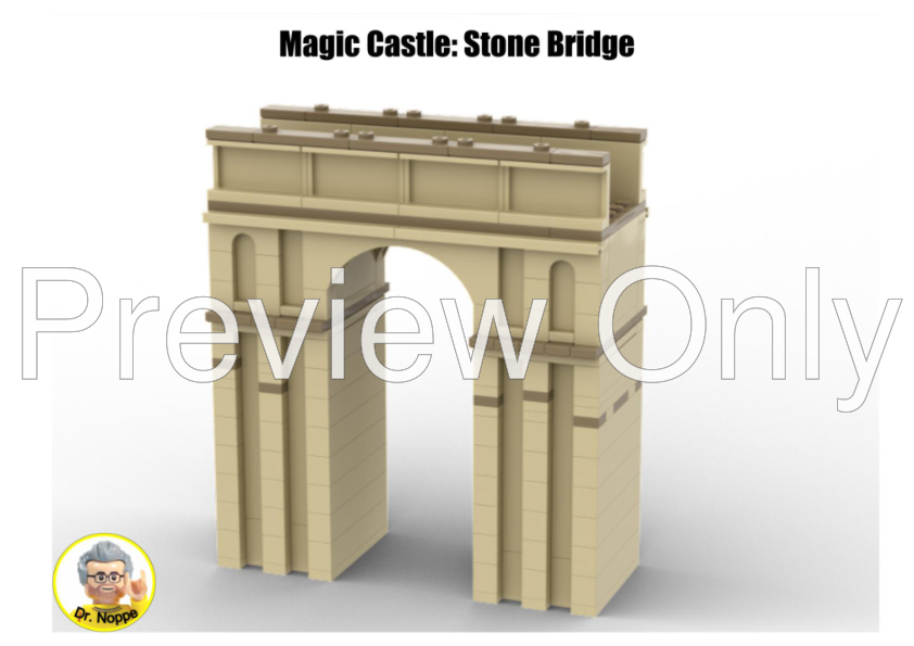 LEGO MOC-236041 HP Magic Castle: Stone Bridge by Dr.Noppe | Rebrickable ...