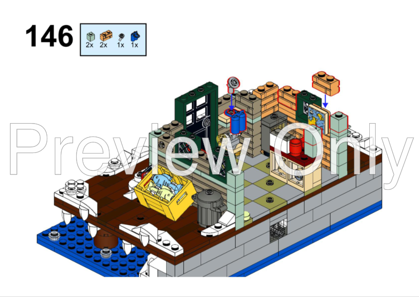 LEGO MOC-236175 Winter Fish & Supply by New_Guy | Rebrickable - Build ...