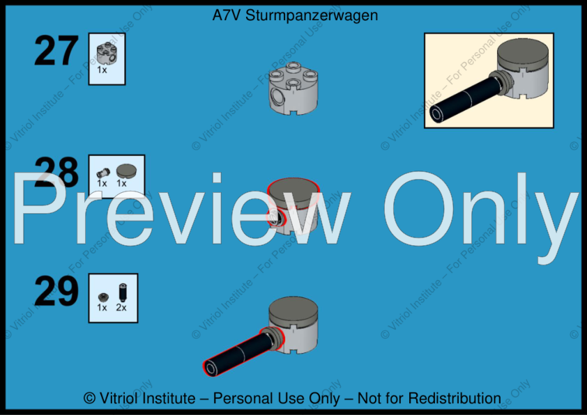 LEGO MOC A7V Sturmpanzerwagen – Custom LEGO® MOC by Vitriol_Institute ...
