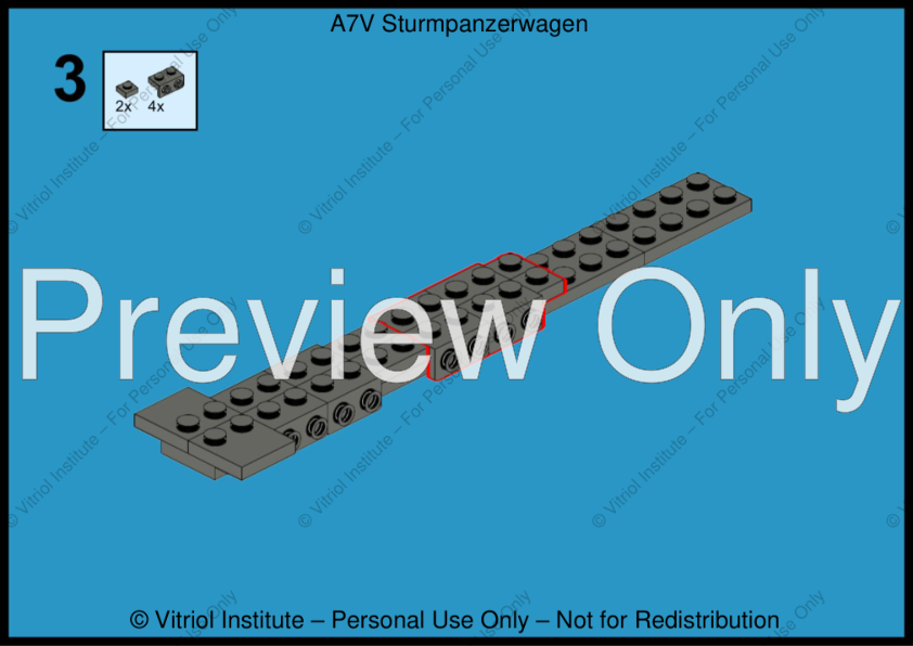 LEGO MOC A7V Sturmpanzerwagen – Custom LEGO® MOC by Vitriol_Institute ...